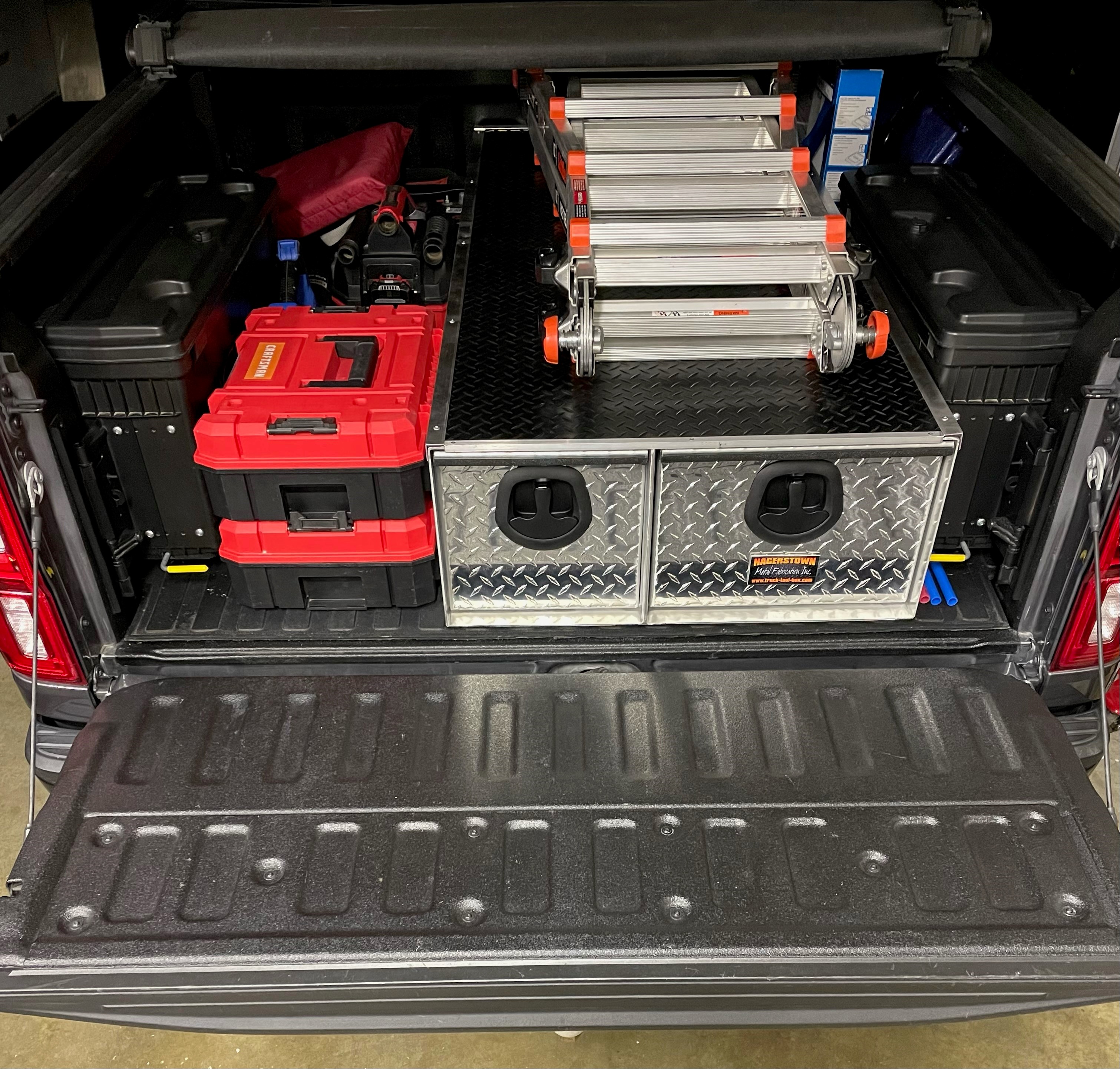 Two Drawer Aluminum Truck Bed Tool Box